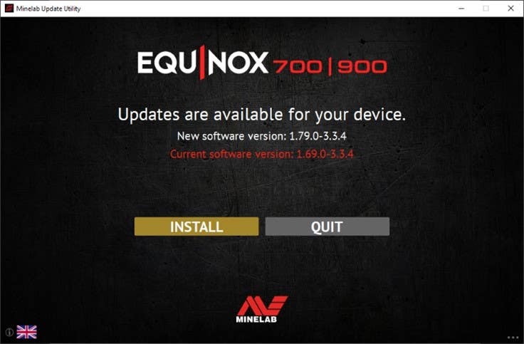 EQUINOX 700 | 900 Software Upgrade