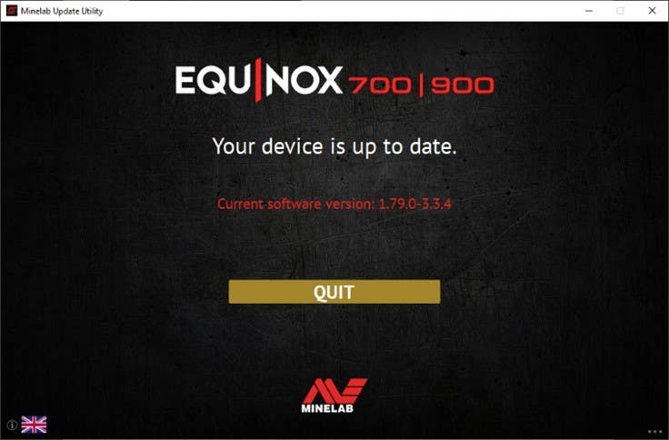 EQUINOX 700 | 900 Software Upgrade